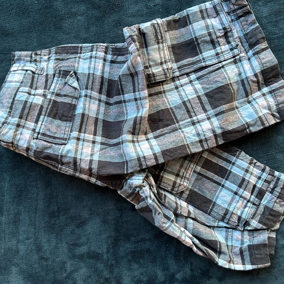Crazy 8 | Bottoms | Crazy 8 Blue And Black Plaid Shorts | Poshmark